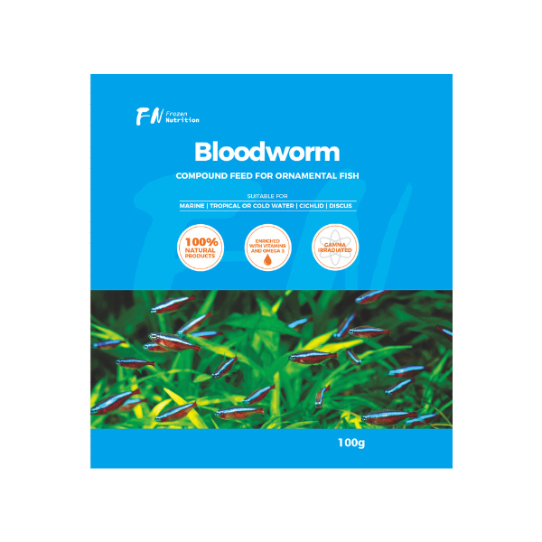Frozen Nutrition Bloodworm 100G | Legacy Aquatics & Reptiles NZ