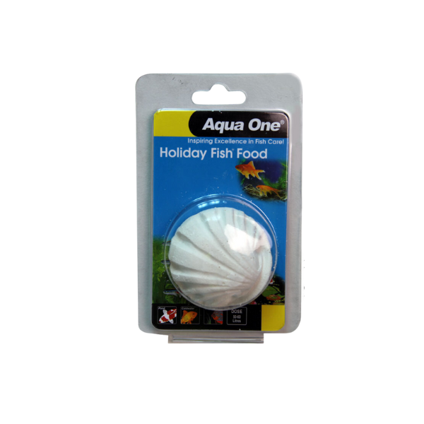 Aqua One Holiday Fish Food Block 40G | Legacy Aquatics & Reptiles NZ